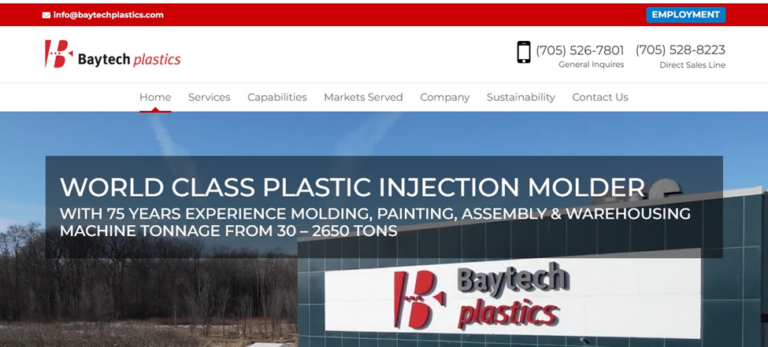 Top 10 Plastic Injection Molding Companies in Canada - PLAS.CO